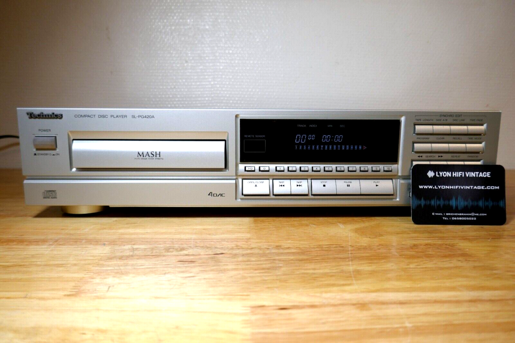 LECTEUR COMPACT DISC TECHNICS COMPACT DISC PLAYER SL-PG420A VINTAGE ...