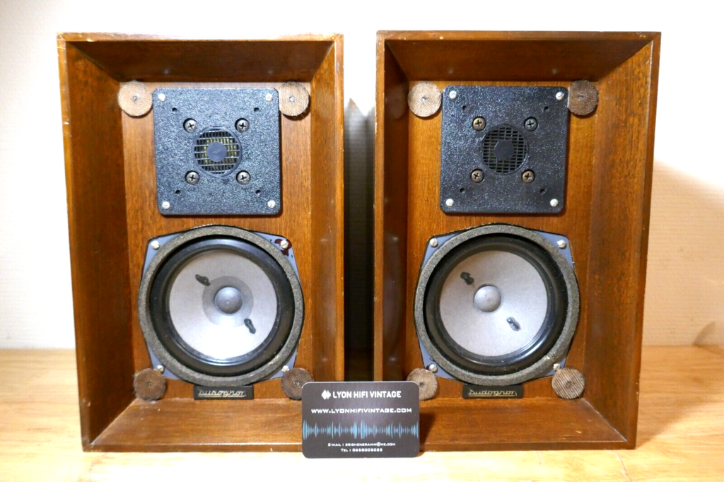 PAIRE D'ENCEINTES HAUT PARLEUR DUDOGNON ASD 12X / VINTAGE SPEAKERS ...