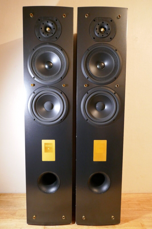 PAIRE D'ENCEINTES HAUT PARLEUR TRIANGLE ZERIUS 202 / USED SPEAKERS ...