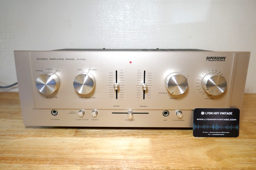 AMPLIFICATEUR SUPERSCOPE BY MARANTZ A-530 / VINTAGE AMPLIFIER - HIFI ...