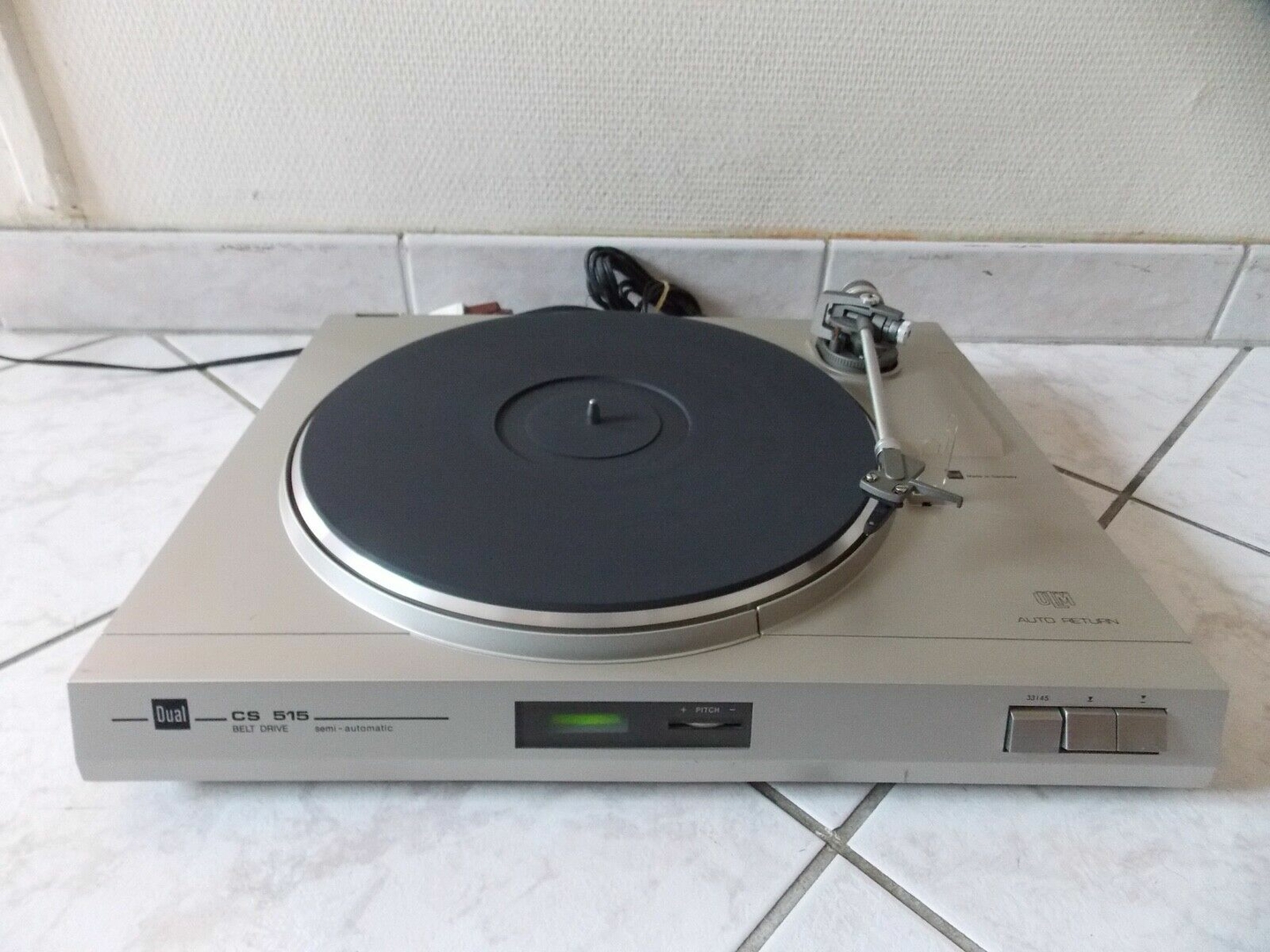 PLATINE VINYLE DUAL BELT DRIVE SEMI AUTOMATIC CS 515 / VINTAGE ...