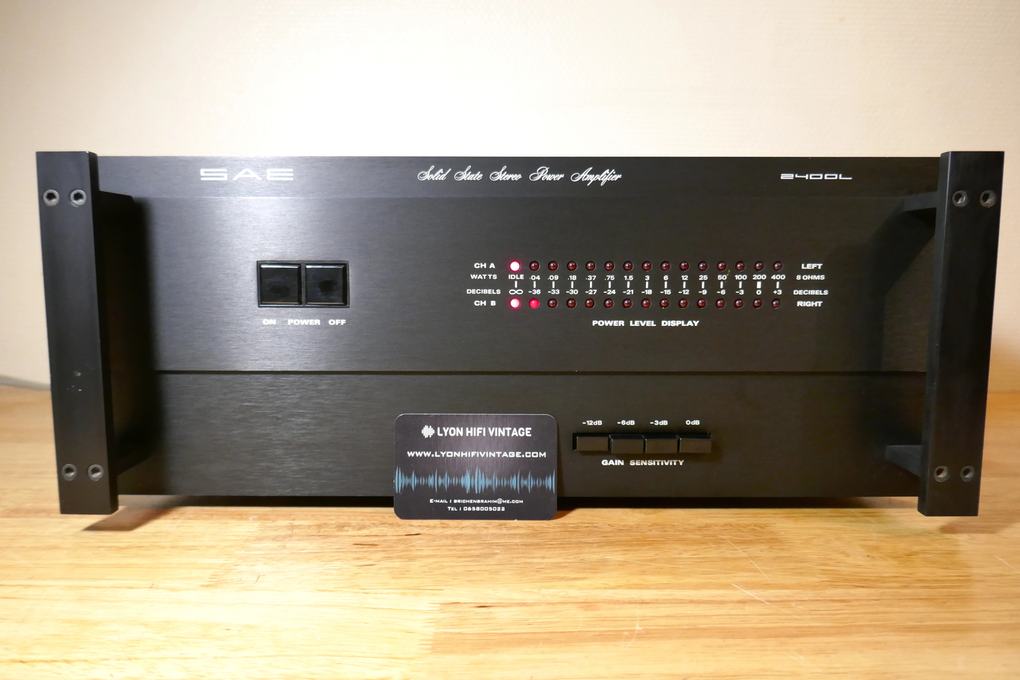 AMPLIFICATEUR SCIENTIFIC AUDIO ELECTRONICS SAE 2400L / VINTAGE ...