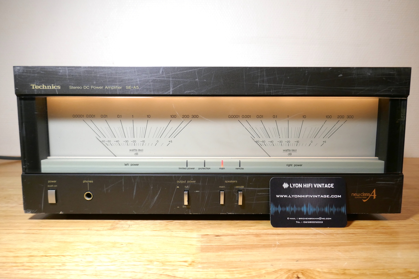 AMPLIFICATEUR TECHNICS STEREO POWER AMPLIFIER SE-A5 / VINTAGE AMPLIFIER ...
