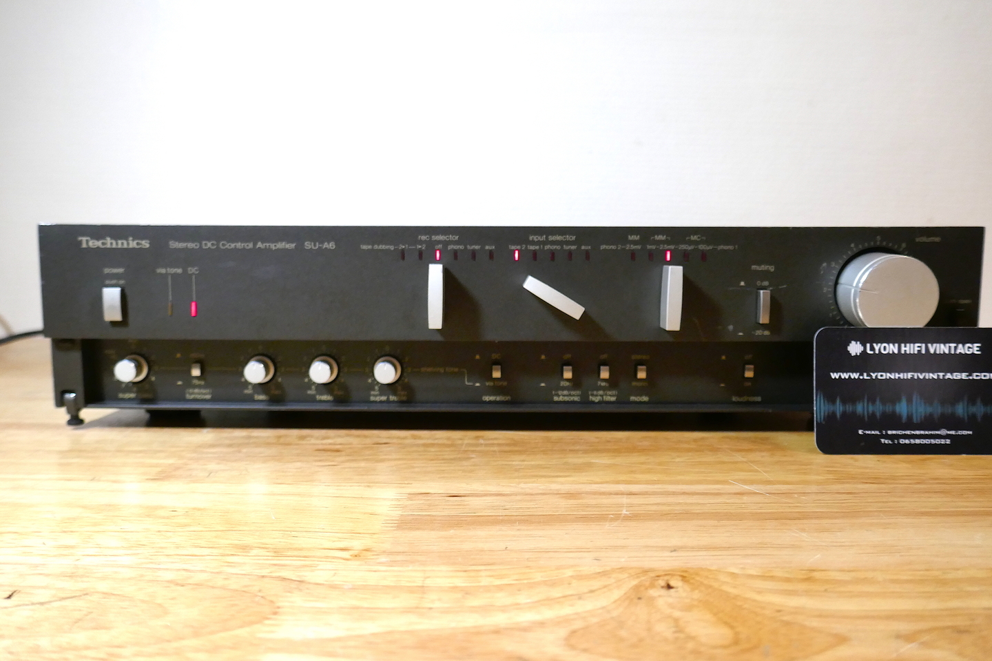 PREAMPLIFICATEUR TECHNICS STEREO DC CONTROL AMPLIFIER SU-A6 / VINTAGE ...