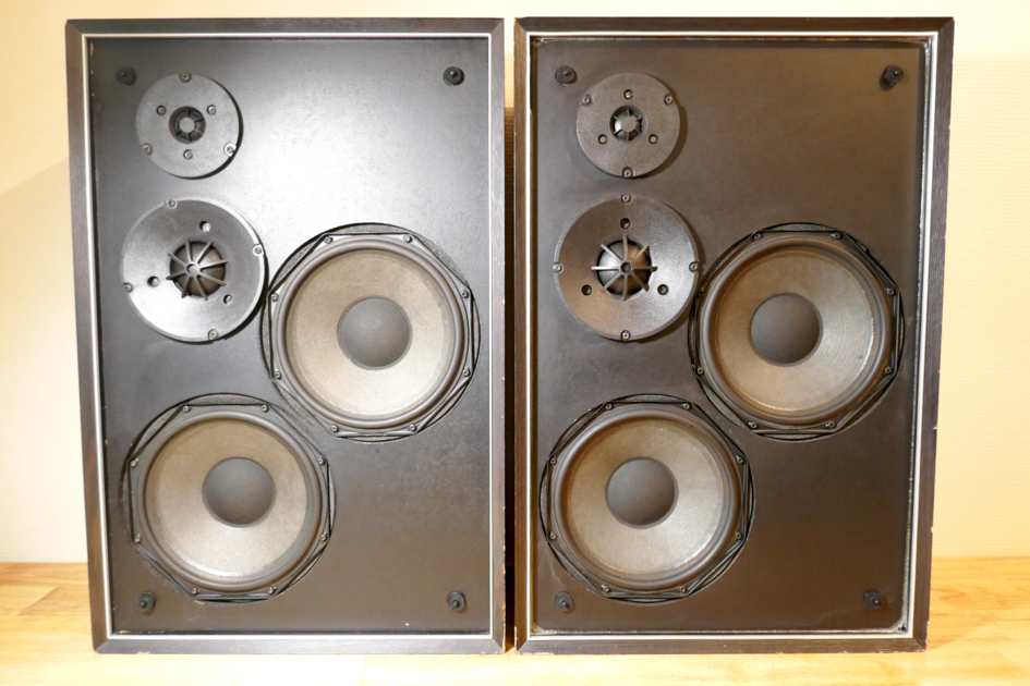 PAIRE D'ENCEINTES HIFI SOUND PROJECT TYPE SX6488/00R (PHILIPS) VINTAGE ...