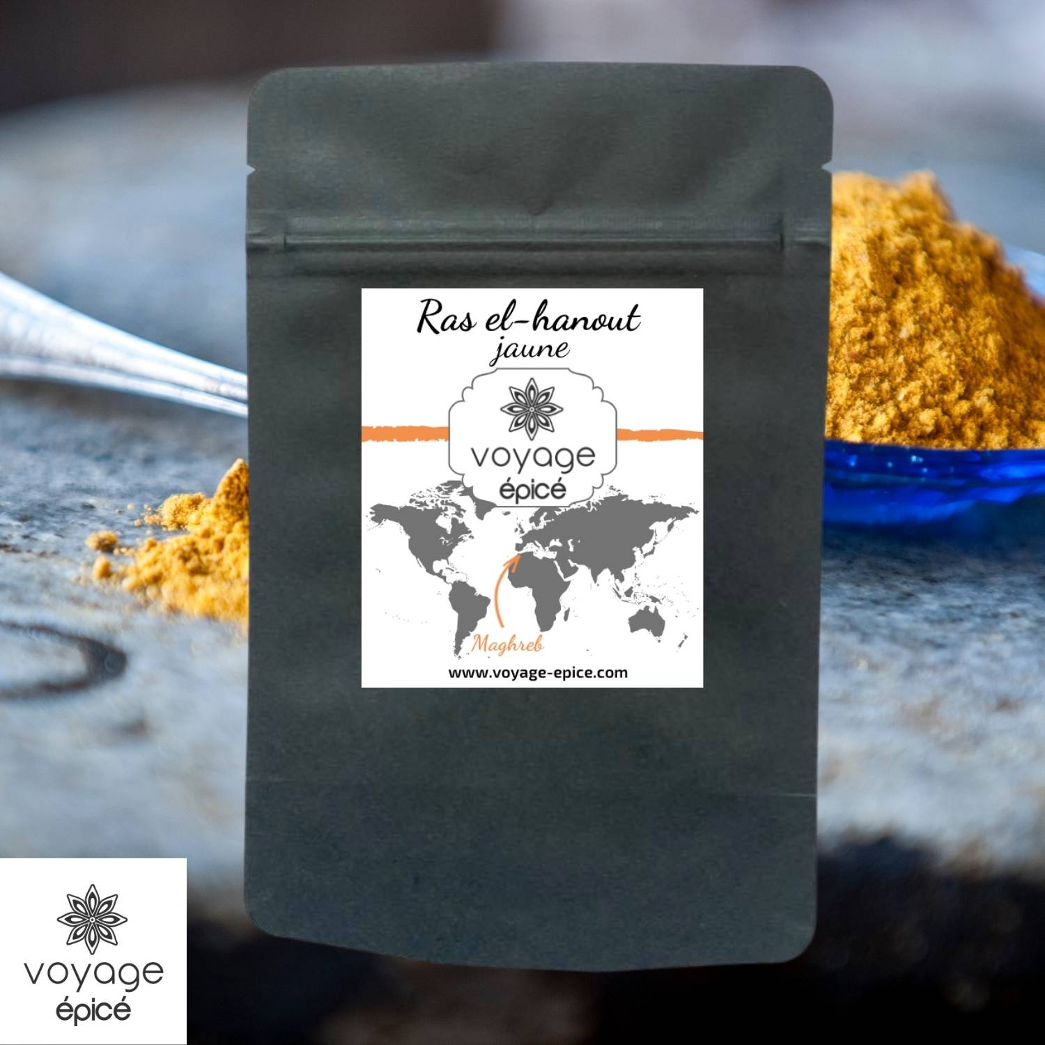 Ras el-hanout jaune - Achat au poids, origine, composition, cuisine
