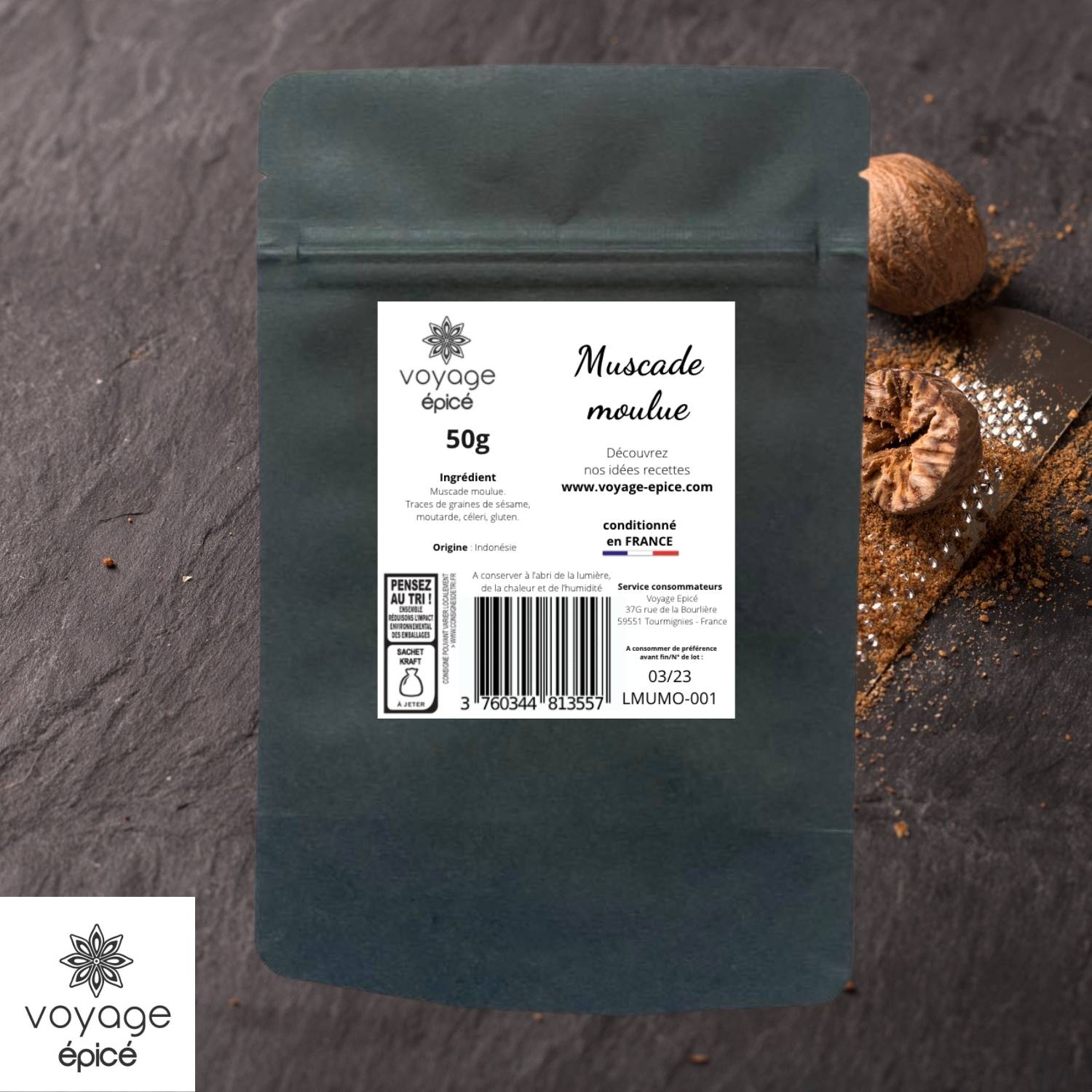 Muscade moulue - Achat au poids, origine, cuisine et recettes