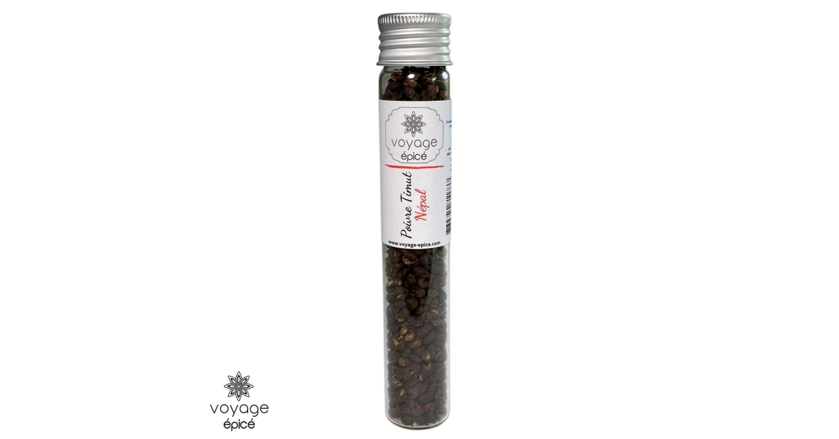Poivre Timut du Népal Bio - tube de 15g - Achat, origine et cuisine