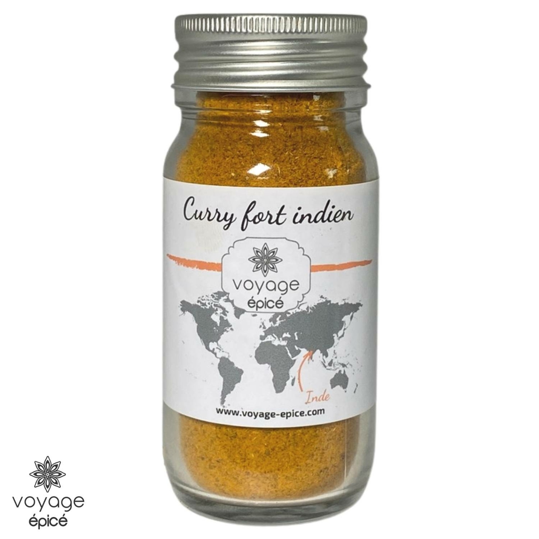 Curry fort indien - pot de 60g - Achat, composition et cuisine