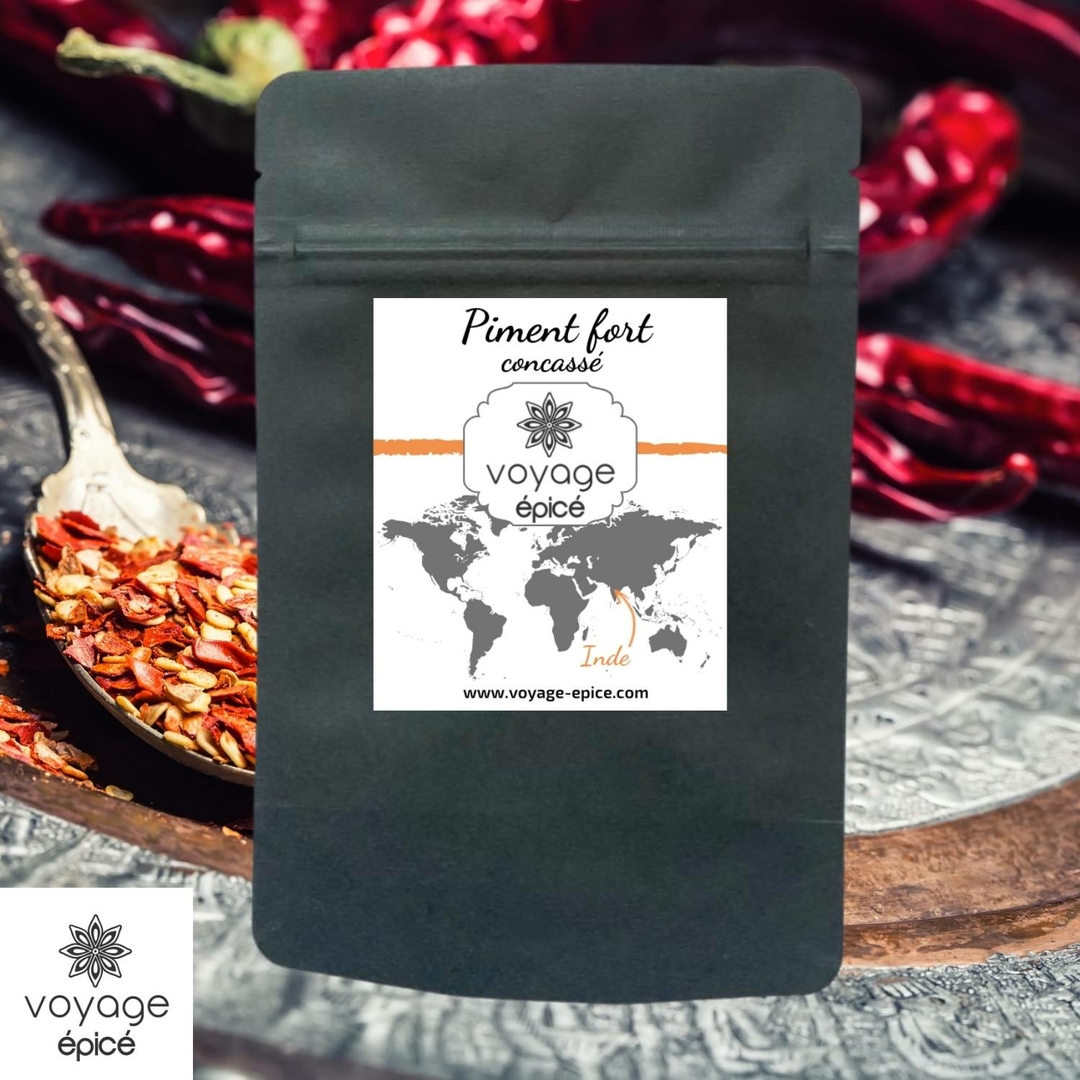 Piment fort concassé d'Inde - Achat au poids, origine et cuisine