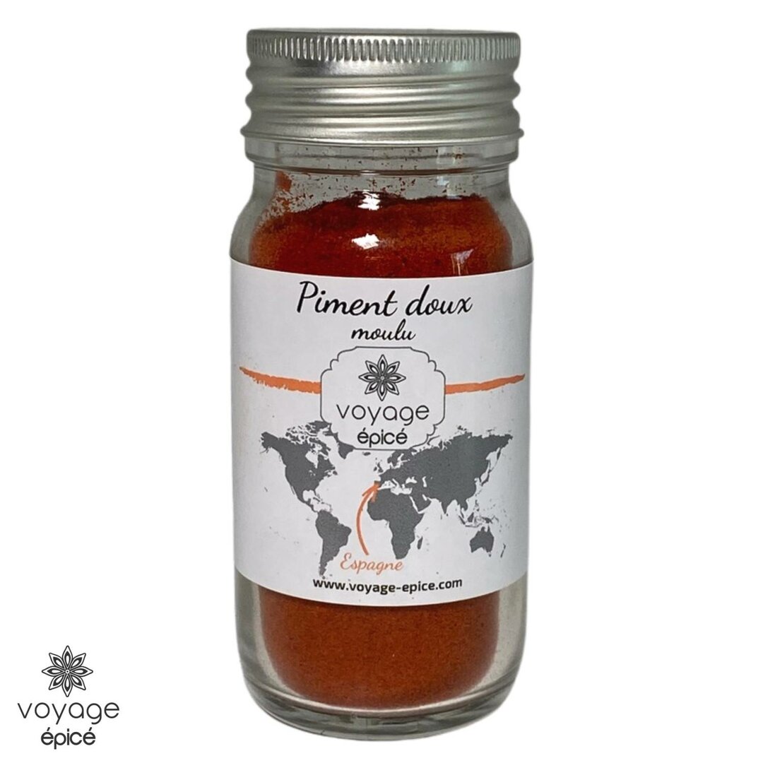 Piment doux moulu d'Espagne - pot de 50g - Achat, origine, cuisine