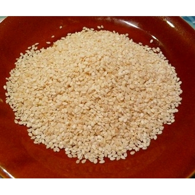 SESAME BLANC 40 g Sauce salade pâtisserie pomme au caramel, pain