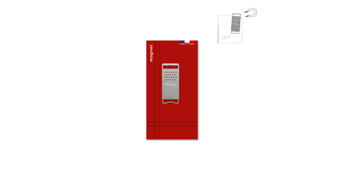 magnet en métal - râpe