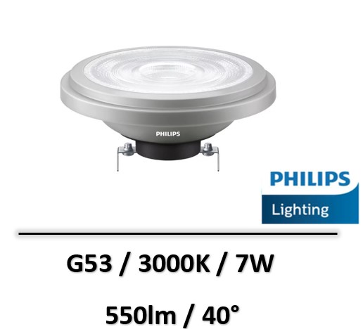 Philips - Corepro 7-50W 930 AR111 40D - 30538000 - Ampoules LED ...