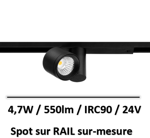 Arkos - spot rail IO micro 24V 4,7W ,IRC90 - IO Micro - Eclairage ...