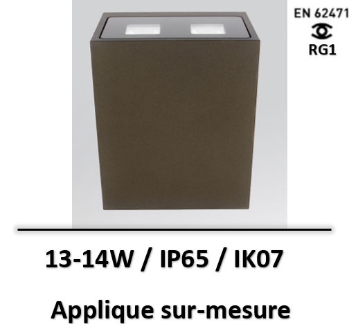 LLD light - Applique IDA M IP65 / IK07 - IDA22 - LED/Appliques LED ...