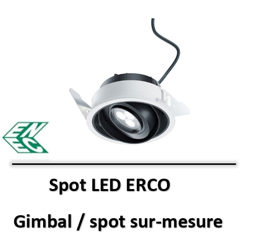 ERCO - Gimbal - IRC92 - Gimbal - Eclairage boutique/Spot LED suspendu ...