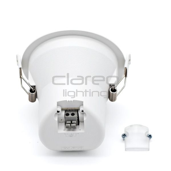 Clareoligthing - Downlight LED Miniray 9W IP44 - Blanc - 103mm - 3000K ...