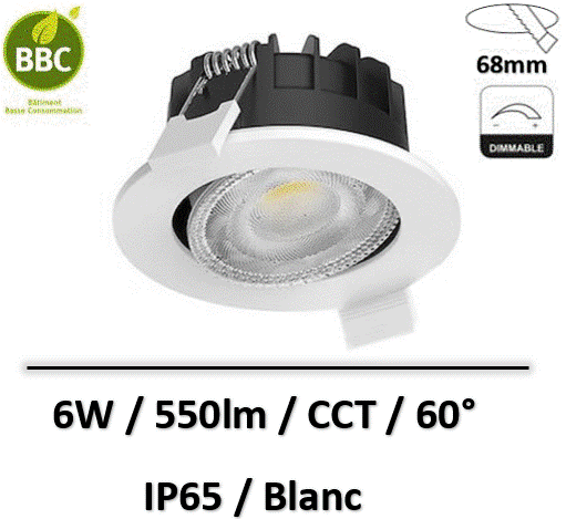 PHILIPS - Spot LED BBC encastrable et orientable dimmable Ledinaire ...