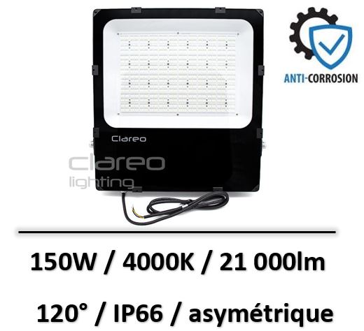 Clareolighting - Floodlight MultiRay CLAREO 150W 140lm/W TECH - PRO ...