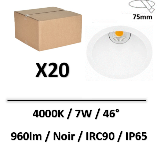Arkos - SPOT LED SWAP M 7W 4000K 46° IRC90 IP65 - A2122212W65x20 ...
