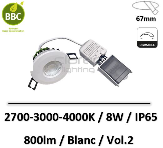 Spots LED BBC pour construction neuve - Spots LED BBC blanc ...