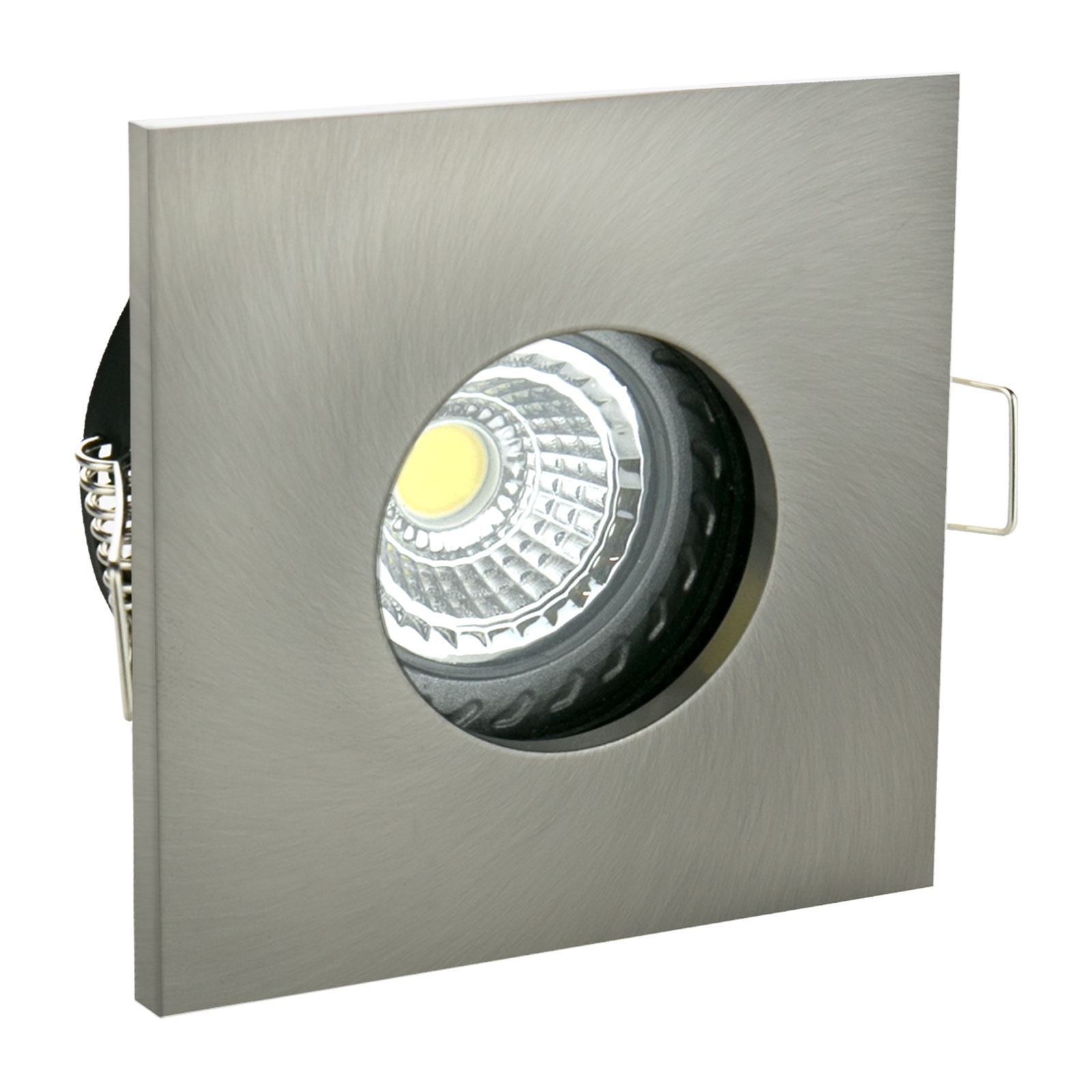 Spectrum - Spot LED IP65 pour douche + lampe 6W - Gris - 530lm - 4000K ...