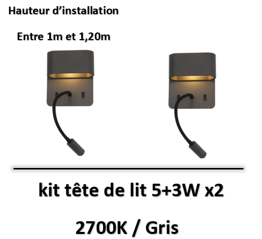 Applique LED - Liseuse LED - eclairagedirect.fr