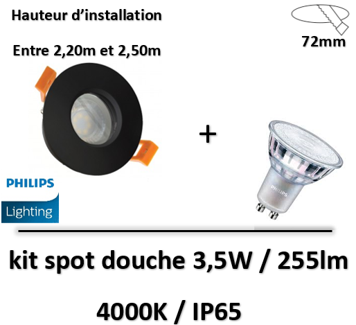 Illuminez votre douche avec notre éclairage douche innovant