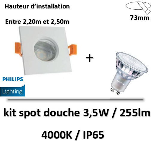 Illuminez votre douche avec notre éclairage douche innovant