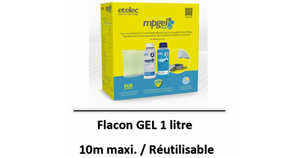 DF Electric - FLACON GEL 1l - MP0100 - Accessoires éclairage/Boîte gel ...