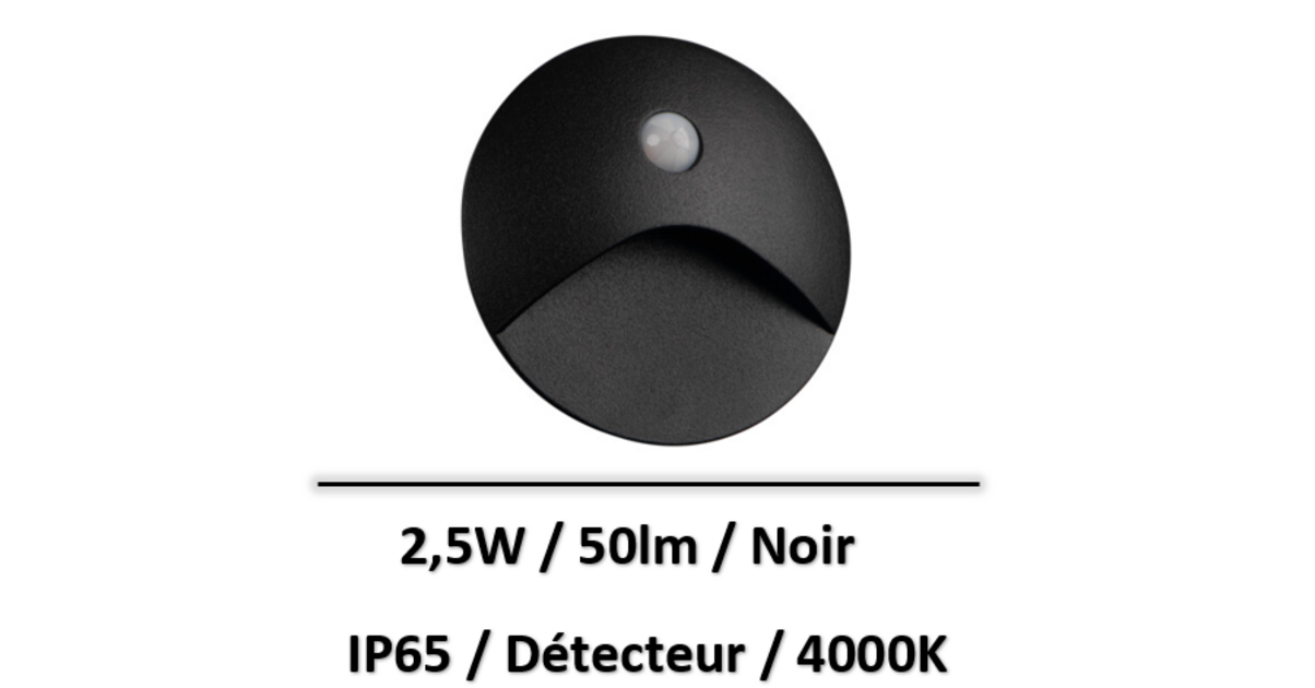 Kanlux - Luminaire LED pour marches escalier EXIN LED PIR - 39136 ...