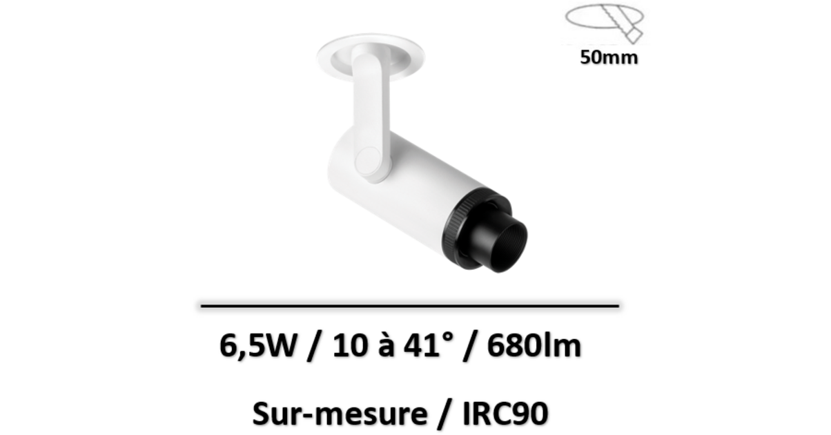Arkos - SPOT LED Plus Mini Recessed 6,5W IRC90 - Plus Mini Recessed ...