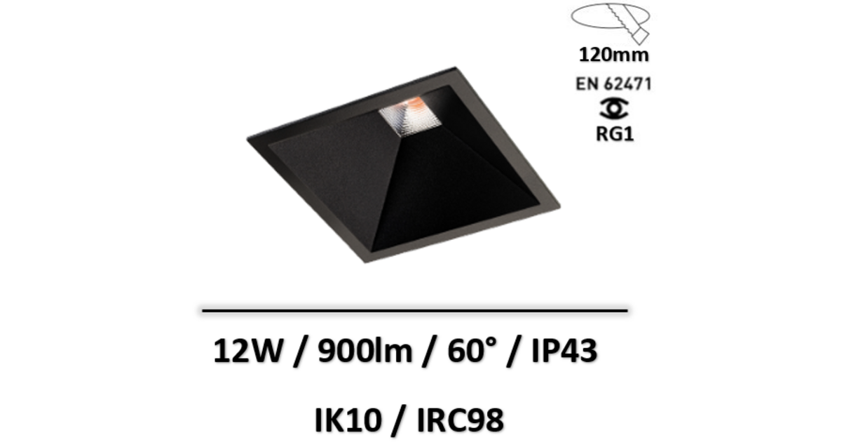 SG - Spot Soft Square 12W - Sur-mesure - Soft Square - Spots LED/Spots ...