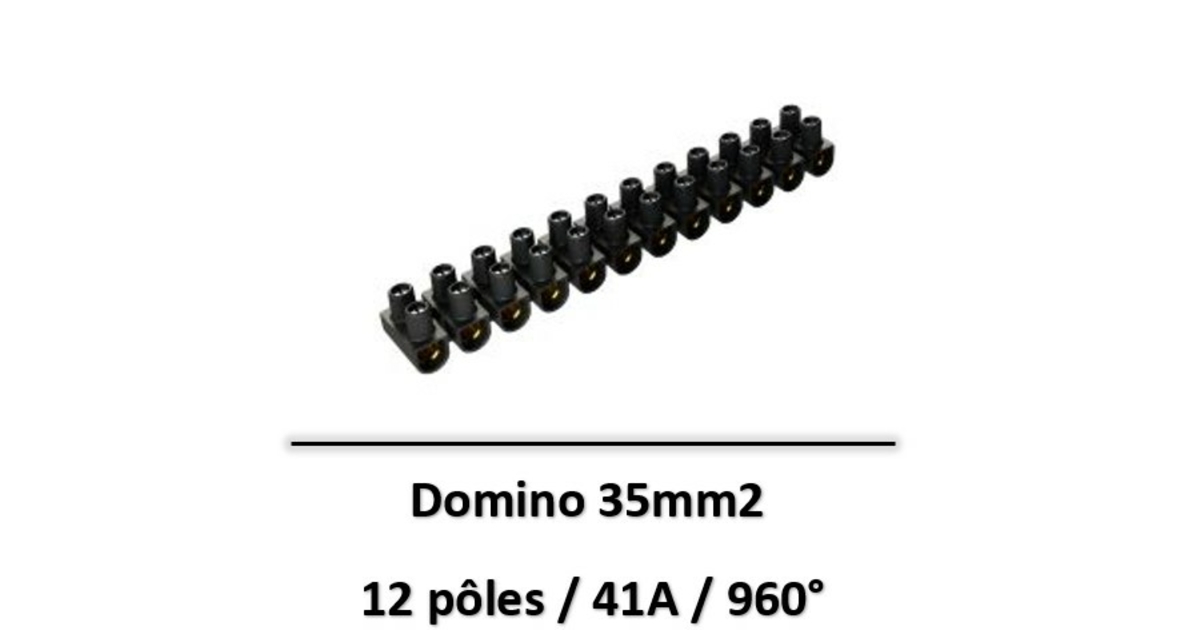 DF Electric - barrette série 1000 noir / Rigide-Souple / 35mm2 / 41A ...