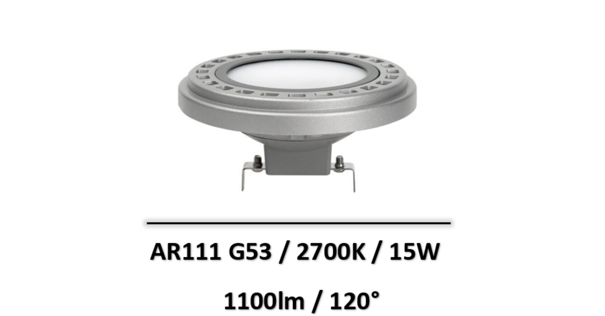 Optonica - LED Bulb AR111 G53 120° - 1518 - Ampoules LED/Ampoules LED ...