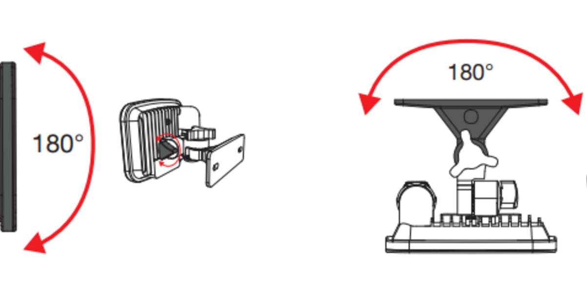 Illuminez votre espace avec des projecteurs LED pivotant sur 2 axes