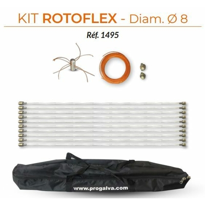 Kit Rotoflex pour débistrage des conduits tubés - Progalva