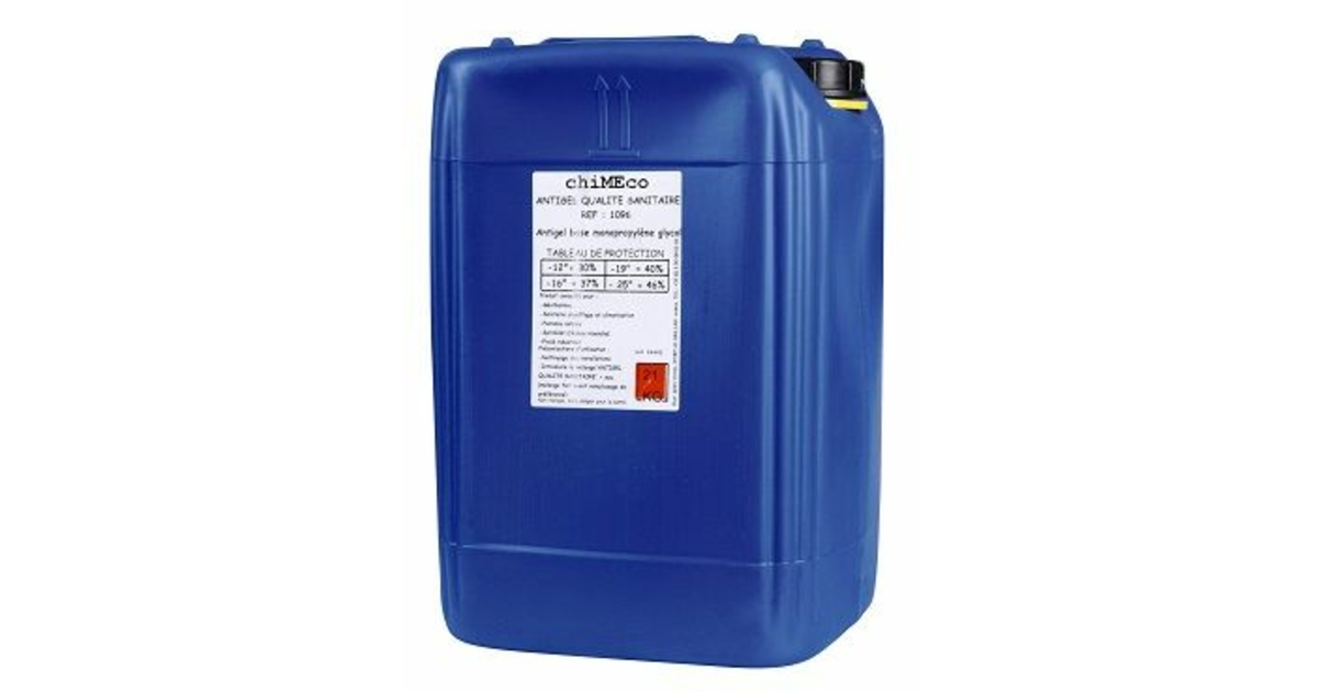 Antigel qualité sanitaire 20L - PRO60022 - Chimeco
