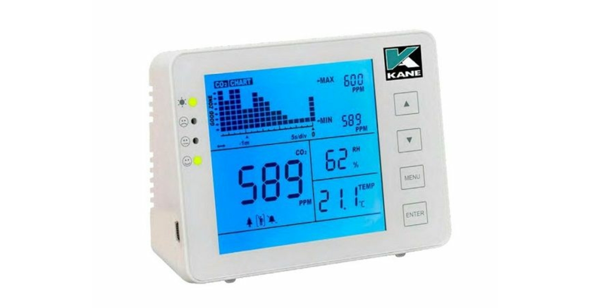 Indicateur de CO2 et de qualité de l'air KANE CO2 - PROGALVA