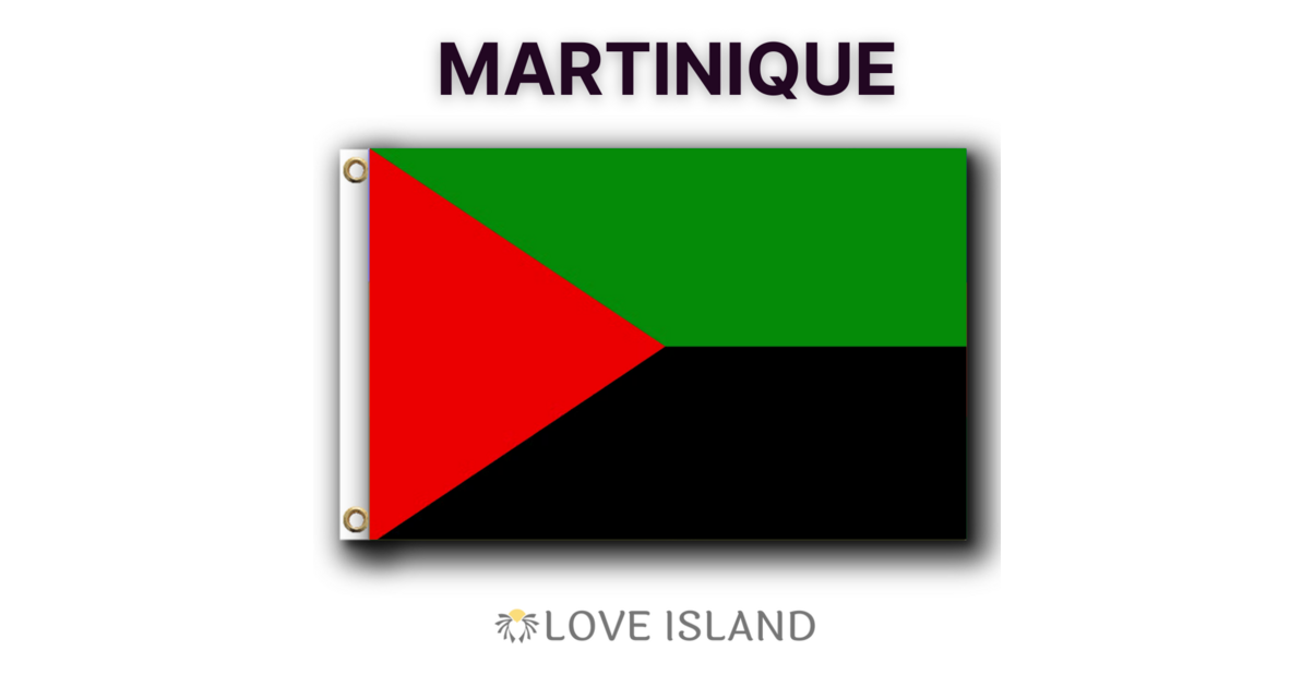 Drapeau Martinique Officiel - Décoration - Love Island Design