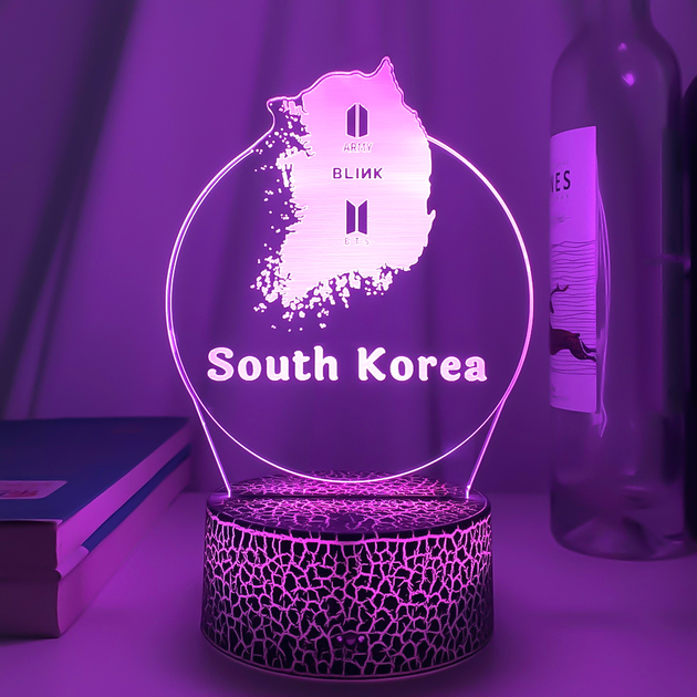 Lampe South Korea BLACK PINK ARMY BTS - Lampes - Love Island Design