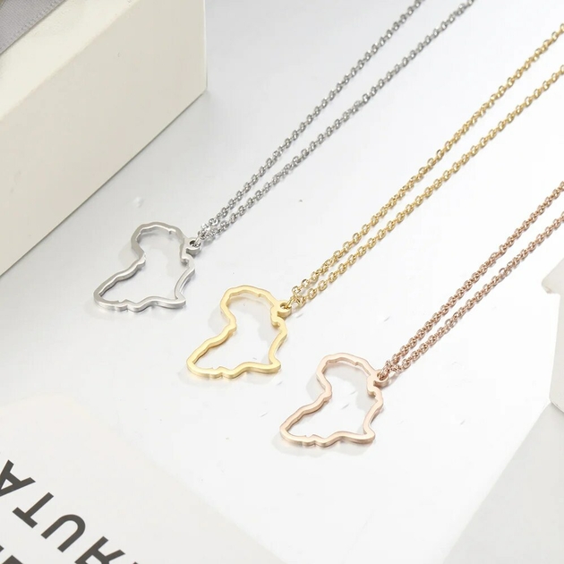 Pendentifs Afrique Acier Inox Plein ou Contour - Bijoux - Love Island ...