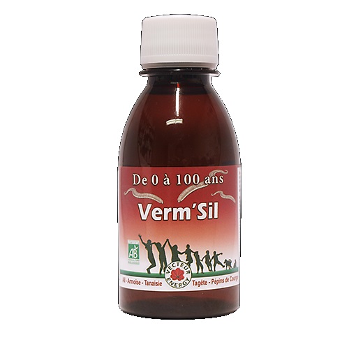 verm'sil BIO (Vermifuge terrain vermineux, vers ) 150 ml - Complément ...