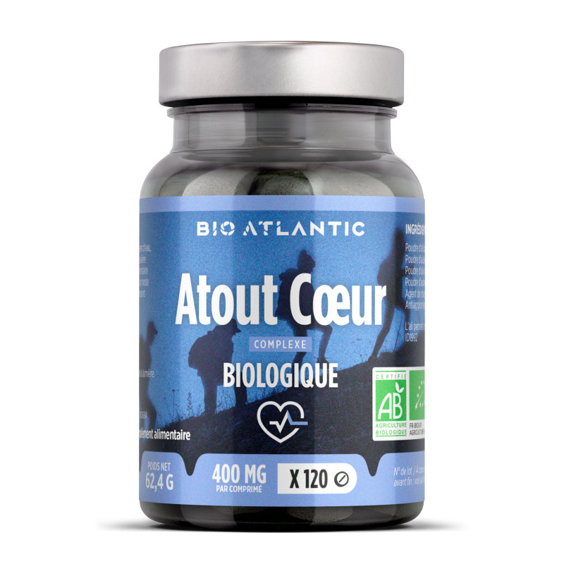 Atout Coeur BIO Olivier, Aubepine, ail et Aubier Tilleul 120 comprimes ...