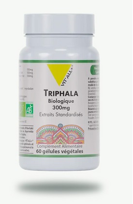 TRIPHALA BIO 300mg 60 gélules végétales Vital+ - - Le coin des écolos