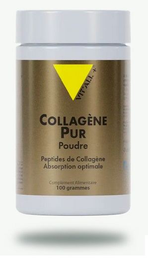 COLLAGÈNE MARIN PUR POUDRE 100 gr Vitall+ - Complément alimentaire ...
