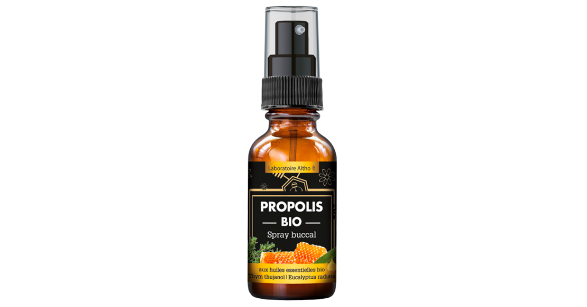 Spray buccal Propolis BIO 30ml Thym thujanol - Eucalyptus radiata ...