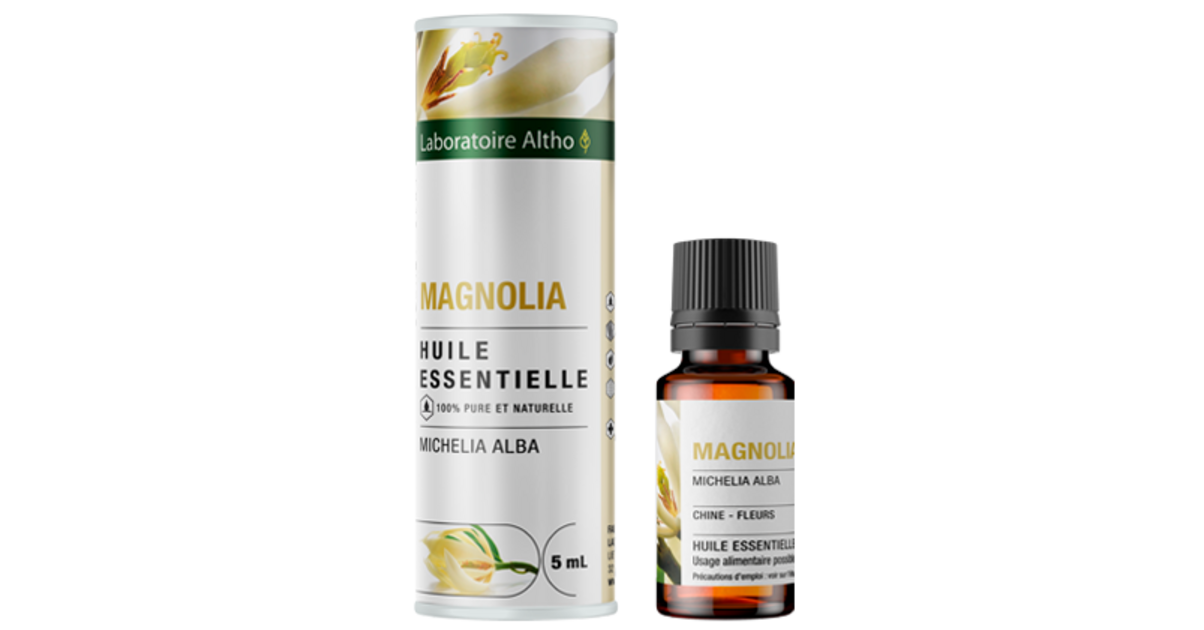 Magnolia 5 mL Huile essentielle de Magnolia Michelia alba - Huile ...