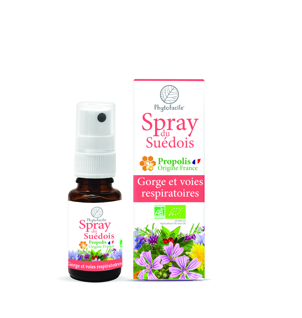 spray du suédois et propolis BIO 15 ml associée à la fameuse thériaque ...